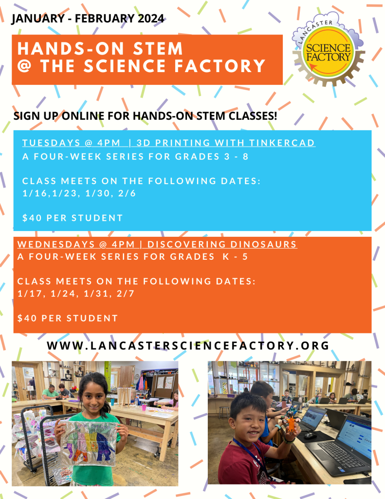 Hands-On STEM Classes - The Lancaster Science Factory
