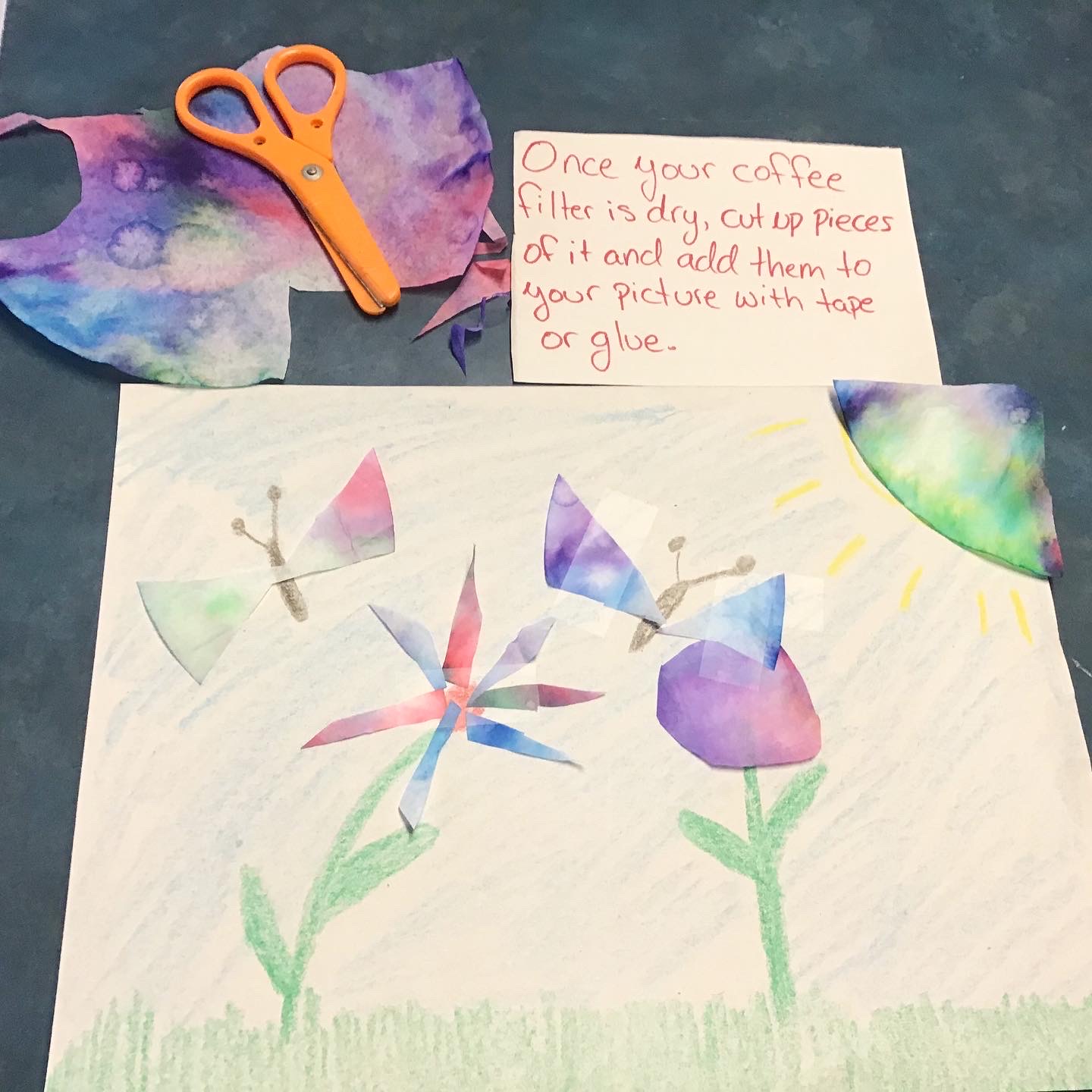 Coffee Filter Art - The Lancaster Science Factory